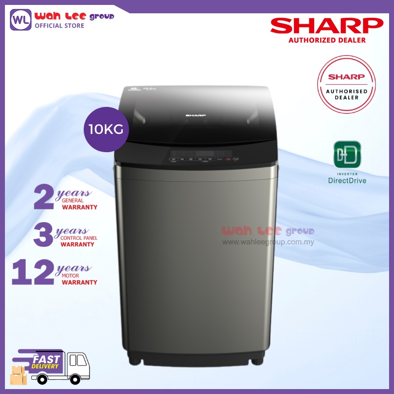 Sharp 10kg DD Inverter Full Auto Washing Machine ESY1019 | Shopee Malaysia Sharp 10kg DD Inverter Full Auto Washing Machine ESY1019 | Shopee Malaysia