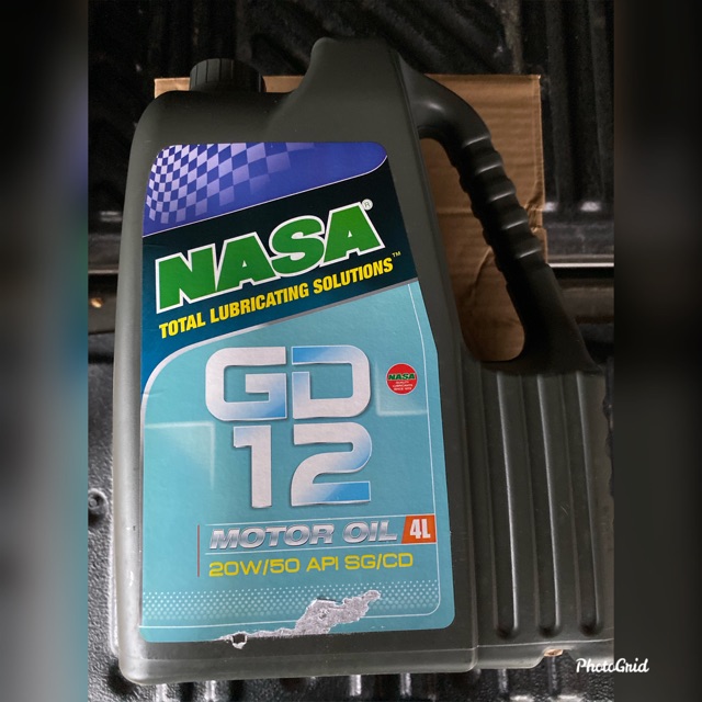 NASA GD12 20W/50 OIL (100%ORIGINAL NASA OIL) | Shopee Malaysia
