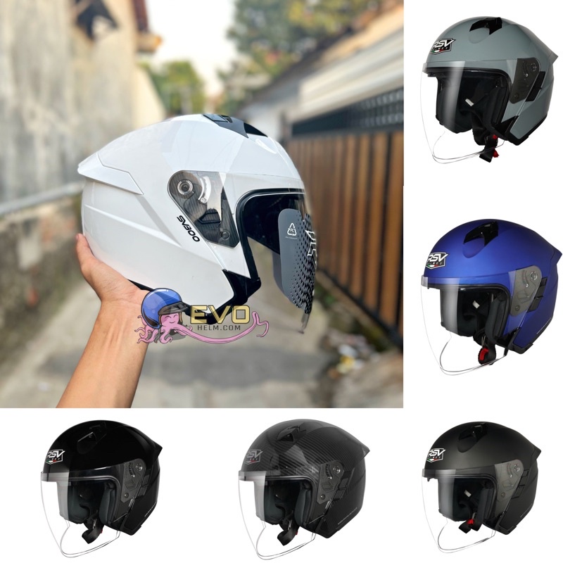 Helmet RSV SV300 HALF FACE DOUBLE VISOR ORIGINAL RSV - Helmet RSV ...