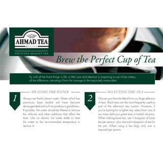 Ahmad Tea Green Tea (100 Teabags) Halal Certified | Shopee Malaysia