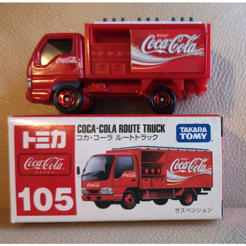 Tomica 105 Coca-Cola Route Truck Takara Tomy not Hot Wheels Tarmac Mini ...