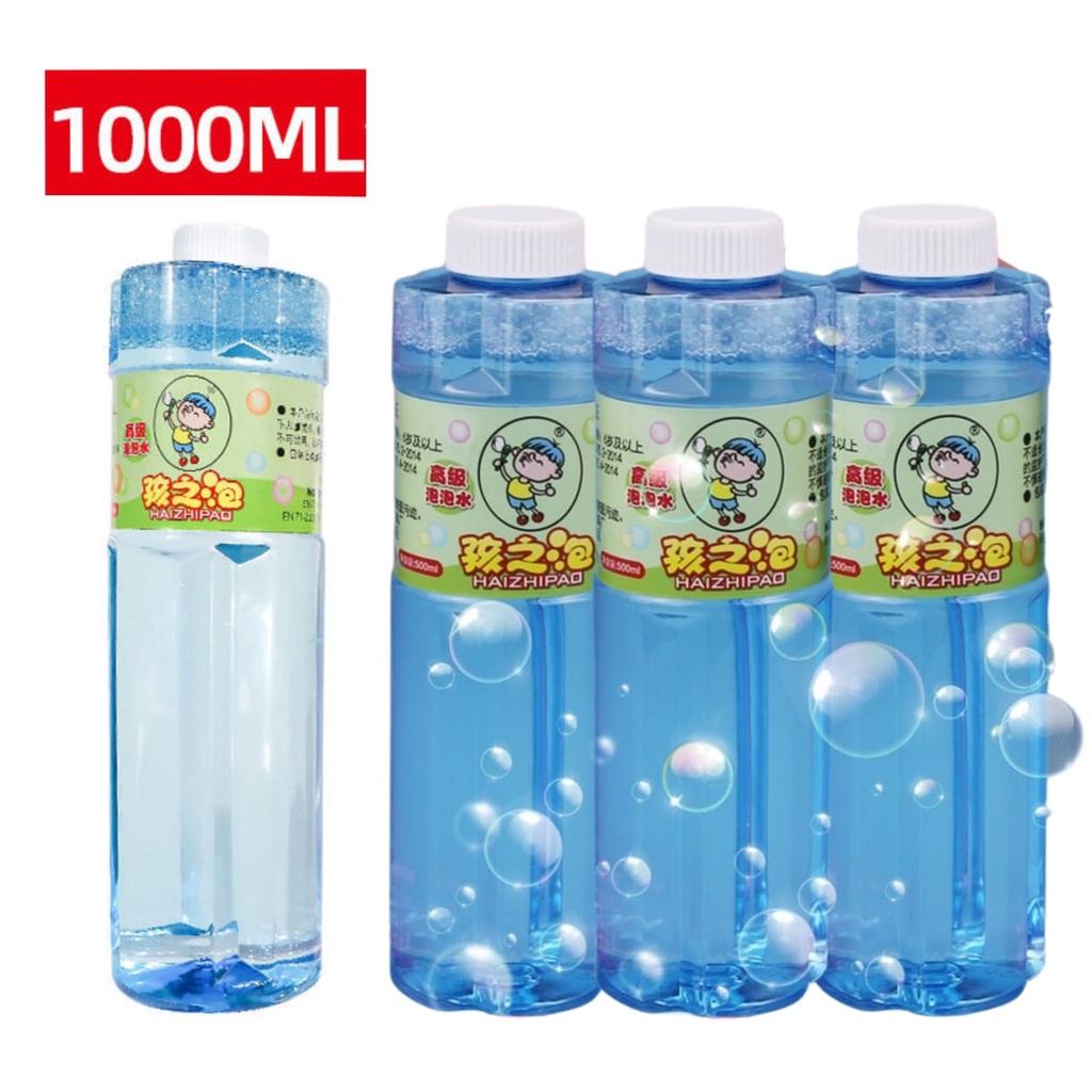 1000ml Bubble Refill Liquid Bubbles Water Fluid Solution Mixed Soap ...