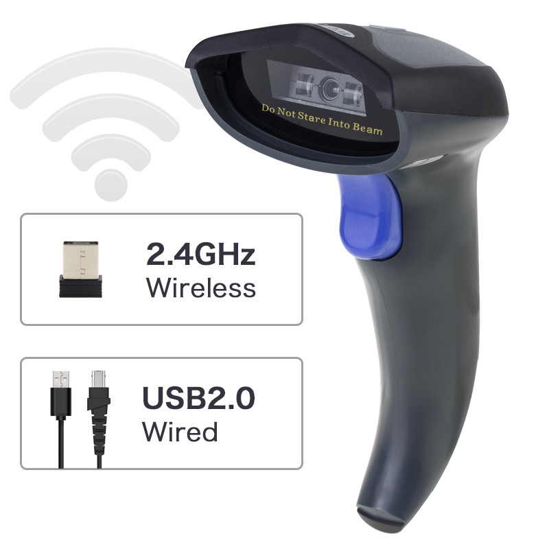 Netum W6 Wireless Ccd Barcode Scanner 2 4ghz Wireless And Usb2 0 Wired