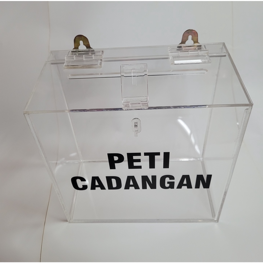 PETI CADANGAN / SUGGESTION BOX / FEEDBACK BOX WITH WALL MOUNT HANGER ...