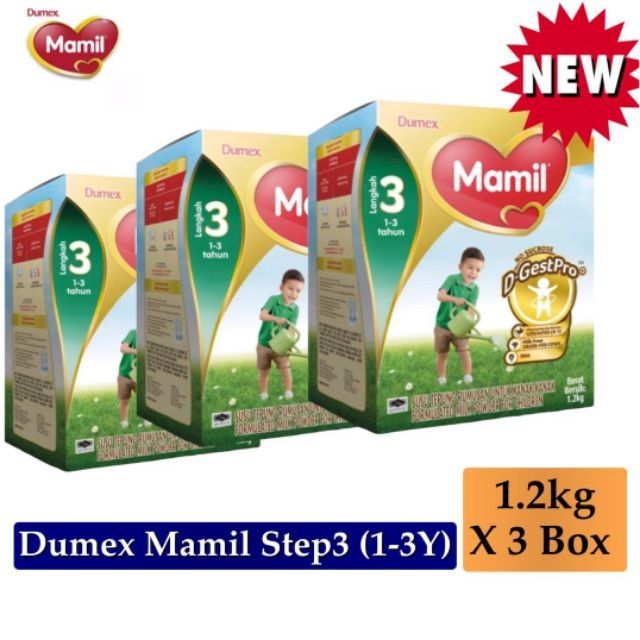 Mamil Learning (1-3Tahun) Step 3 1.2kg X 3 Boxes | Shopee Malaysia
