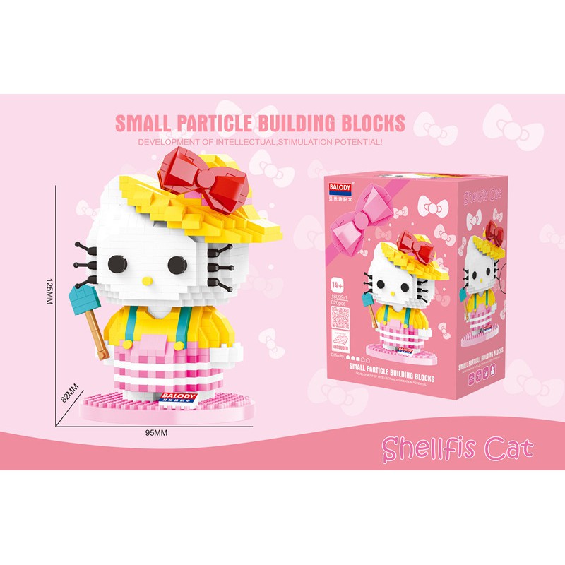Balody Hello Kitty Series Mini Blocks Nano Blocks Lego | Shopee Malaysia