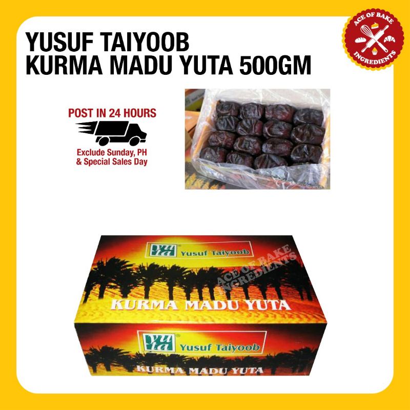 Yusuf Taiyoob Kurma Madu Yuta Dates 500g | Shopee Malaysia