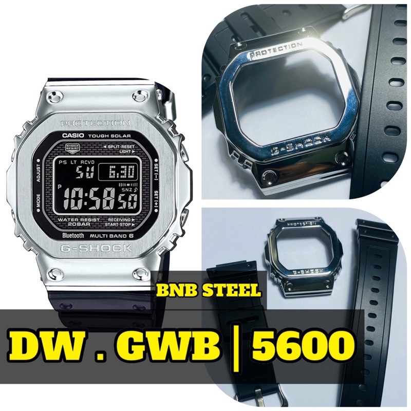 SET GW/DW/GWB 5600 (SET STEEL) GSHOCK BNB (BAND ORIGINAL) | Shopee Malaysia