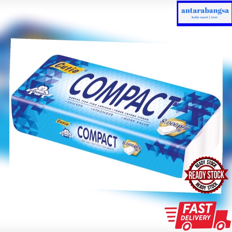 Cutie Compact Toilet Rolls Blue CUTIE COMPACT | Shopee Malaysia