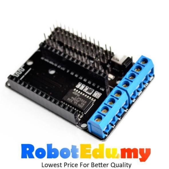 Nodemcu v2 lua esp8266 wifi l293d motor driver expansion shield board for arduino | BeeCost