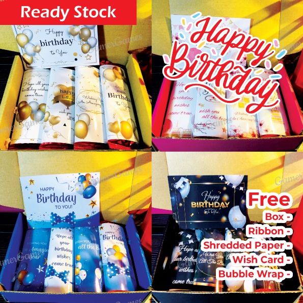Happy Birthday Gift box set KITKAT Surprise Gift Box Set KITKAT 生日快乐 礼盒 ...