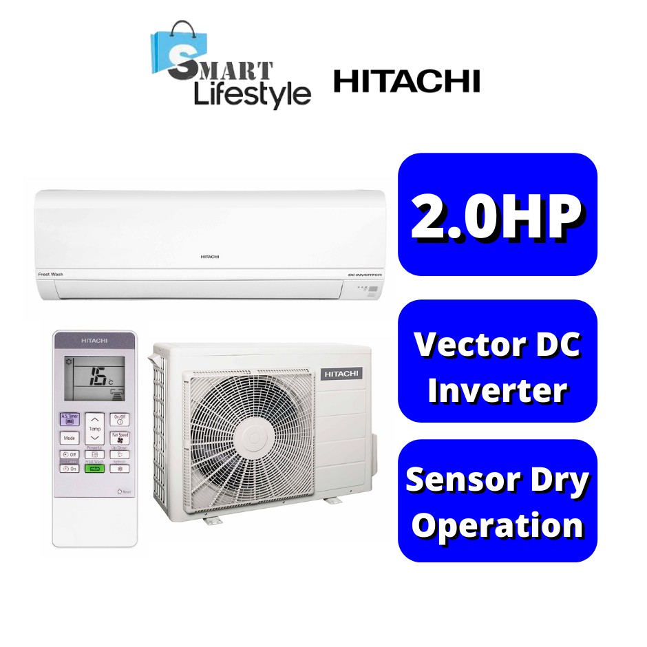 Hitachi 2HP Standard Inverter Series R32 Air Conditioner RAS-SH18CKM ...