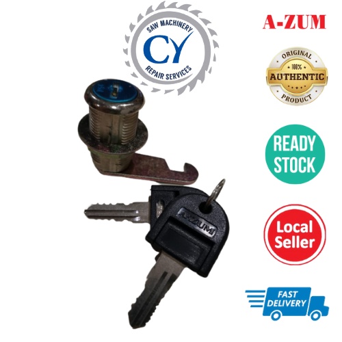 A-ZUM Quality Cam Lock Drawer Cabinet Cupboard Locker 30mm Kunci ...