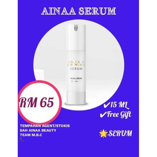 AINAA BEAUTY FACIAL SERUM | Shopee Malaysia