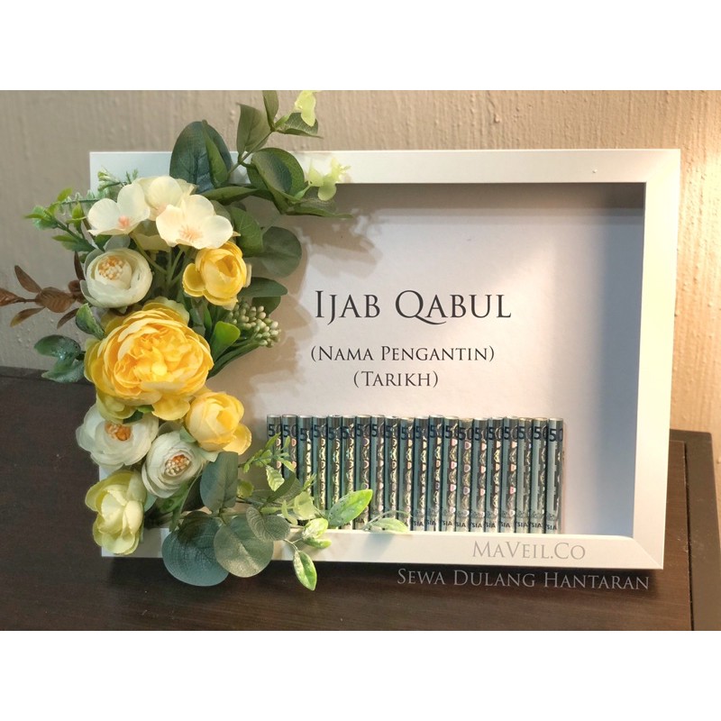 Frame Mas Kahwin (SIAP GUBAH) | Shopee Malaysia