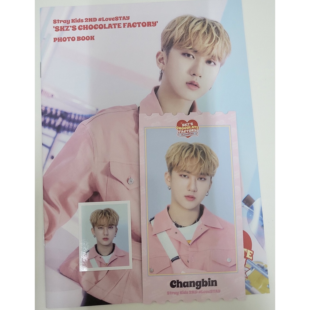 Stray Kids 2nd SKZ Chocolate Factory #LOVESTAY CHANGBIN SET (Photo Book ...