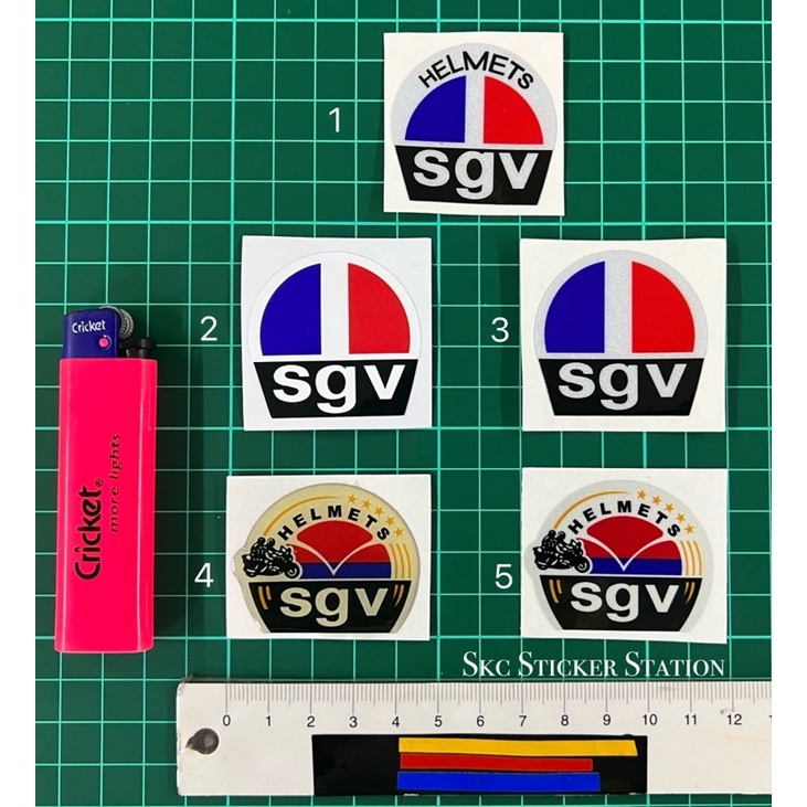 Helmet Sgv Logo