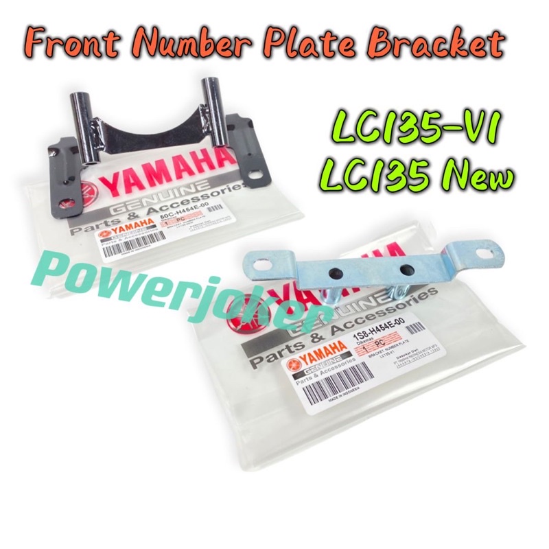 LC135 LC135 New V1 V2 V3 V4 V5 V6 V7 - Front Bracket Number Plate ...