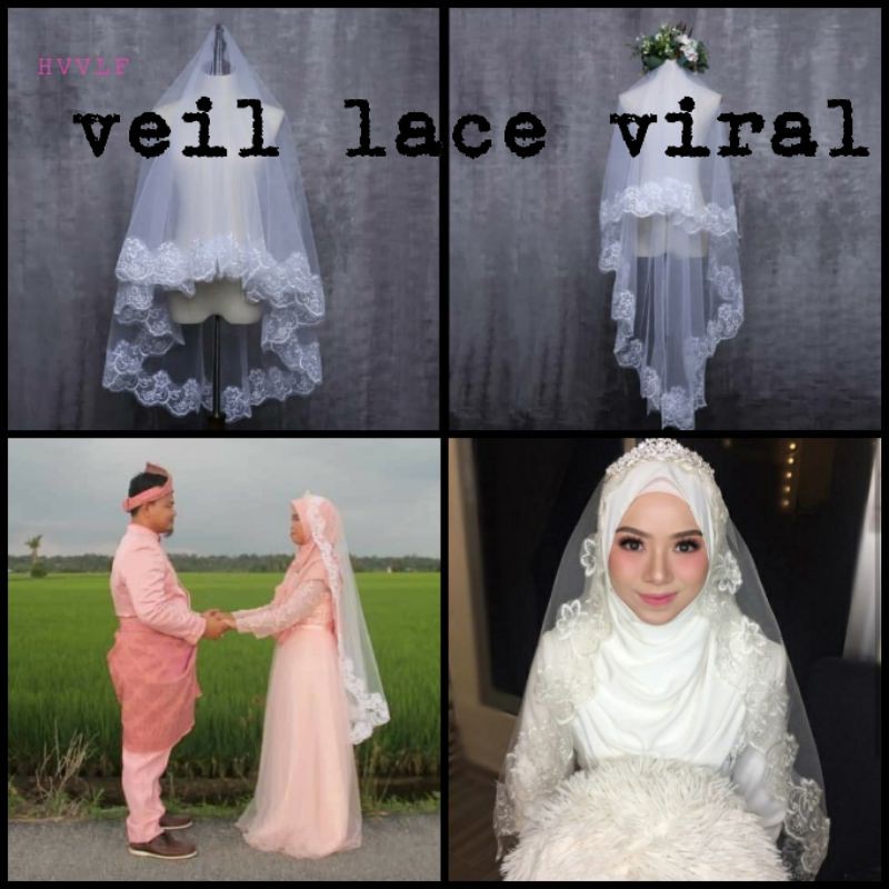 (👑ANINAS) veil bunga veil lave veil nikah veil penganti veil viral ...