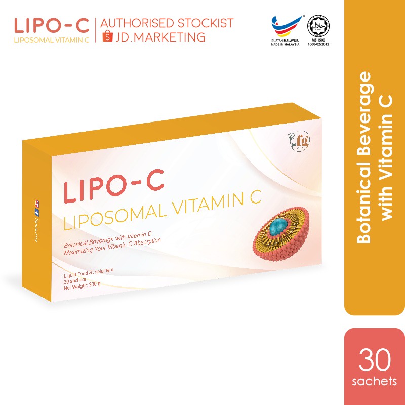 Lipo-C Liposomal Vitamin C Botanical Drink 1000 mg Lipo C (Made in Malaysia) | Shopee Malaysia