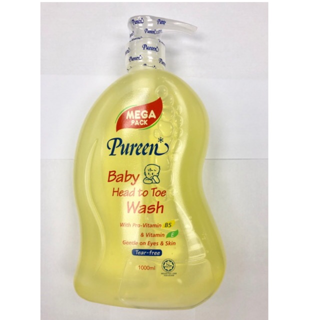 Pureen Baby Head To Toe Wash 1000ML | Shopee Malaysia