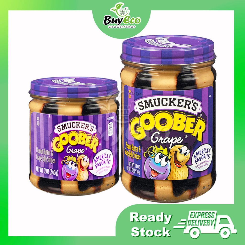 Smucker's Peanut Butter and Grapes Jelly Jar 340g / 510g | Shopee Malaysia