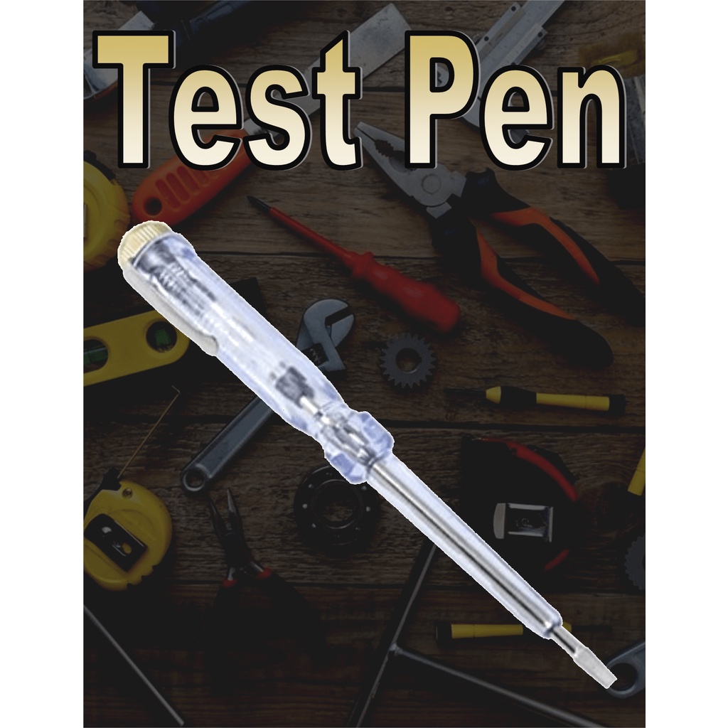 Test Pen Ujian Elektrik Electrical Spark Voltage Detector Screwdriver ...