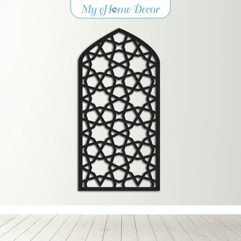 3D Islamic Pattern Cut Out Wall Art Kubah Mihrab Kerawang Islamic ...