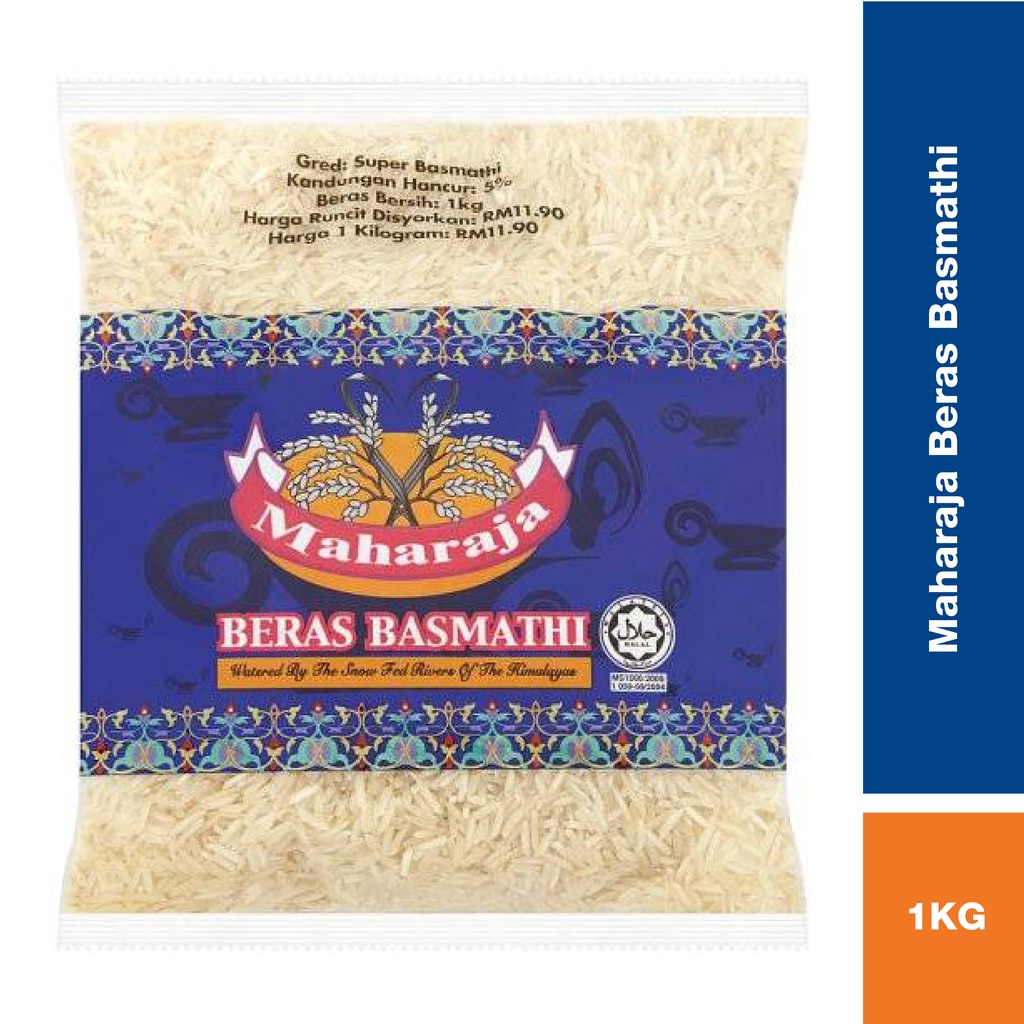 Beras Maharaja Basmathi Rice 1kg | Shopee Malaysia