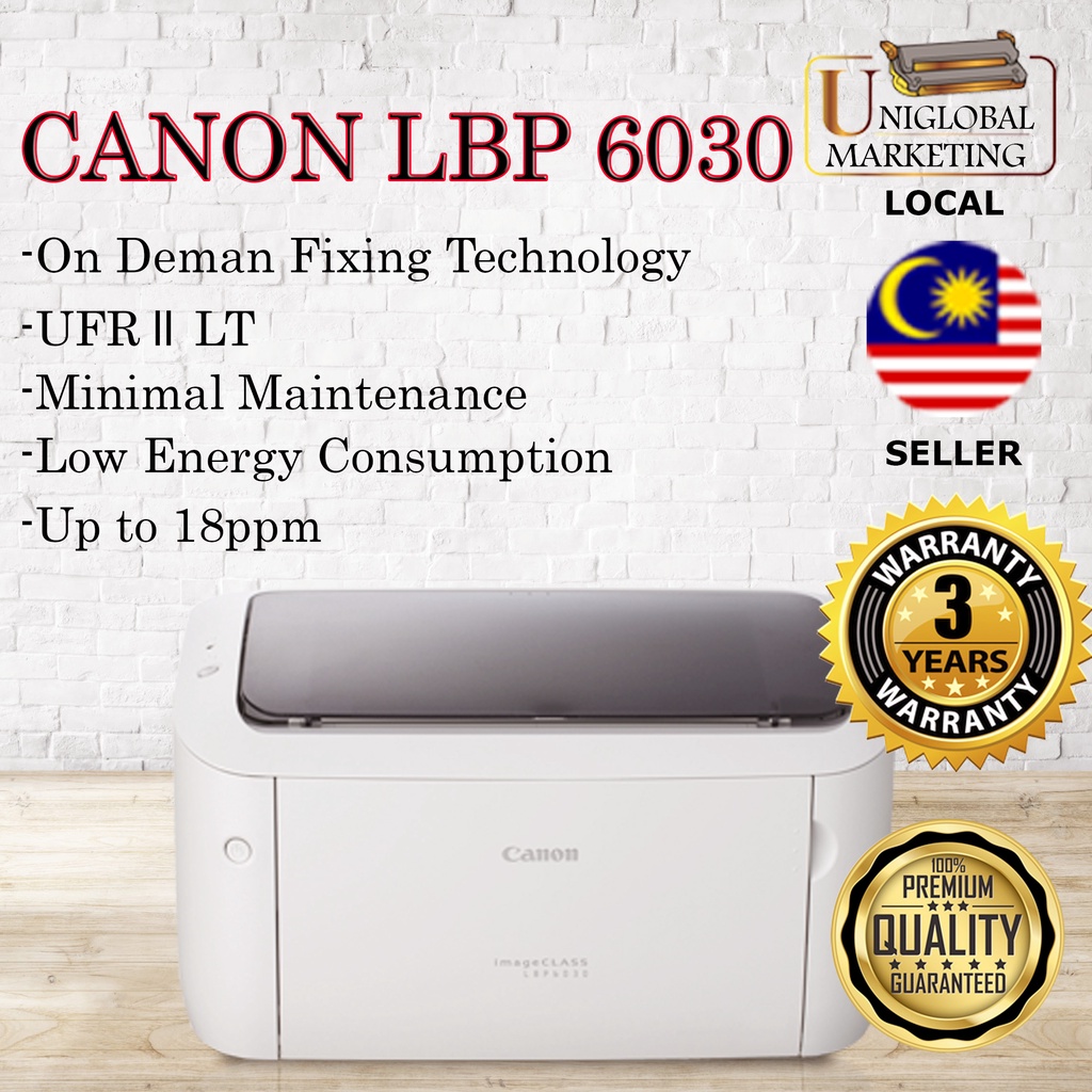 CANON LBP6030 Printer Single FUNCTION MONOCHROME LASER PRINTER | Shopee Malaysia