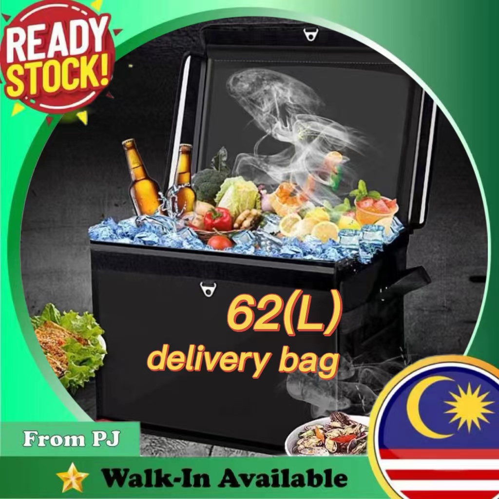 Delivery bag Grab food panda 62L Beg penghantaran makanan Water proof ...