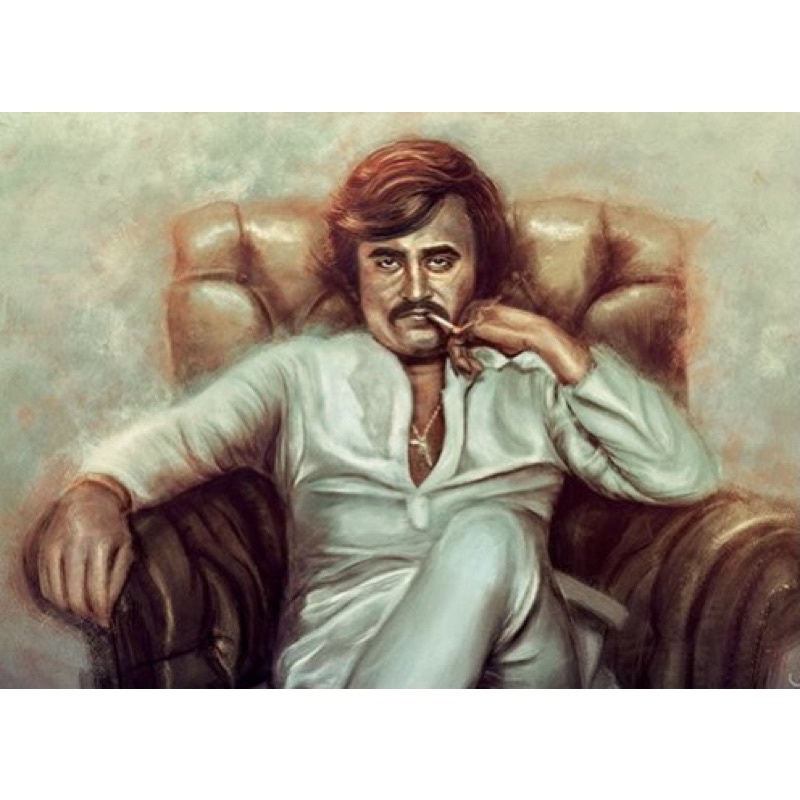 Super Star Rajinikanth A4 Sized Photo Framed/Kollywood/Tamil Cinema ...