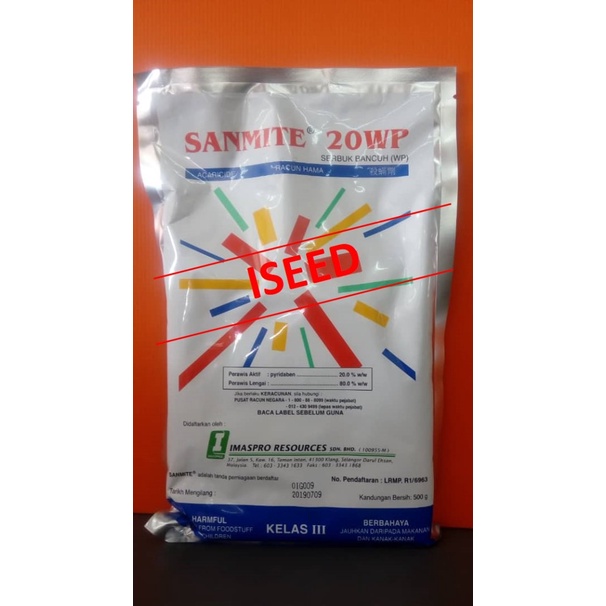 IMASPRO SANMITE 20WP 500G (Active Ingredient : Pyridaben 20%) Racun ...