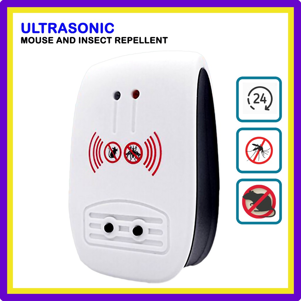 Ultrasonic Mouse And Insect Repellent Pest Control Mosquito Insect ...
