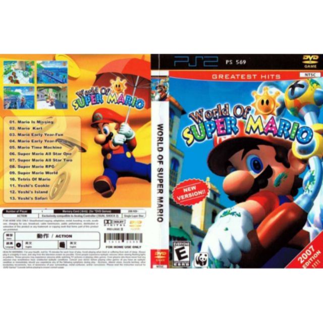 PS2 GAME COLLECTION (World of Super Mario) | Shopee Malaysia