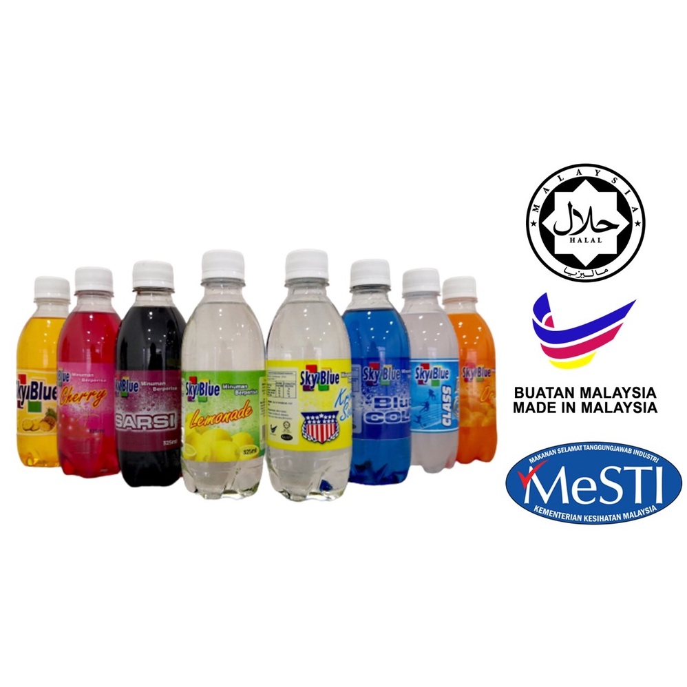 Sky Blue Carbonated Drink (325ml) | Shopee Malaysia