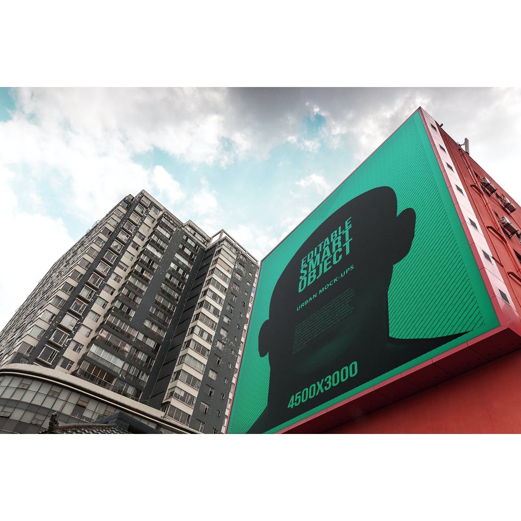 Mockup Template - Urban Poster / Billboard Mock-up - Huge Edition ...