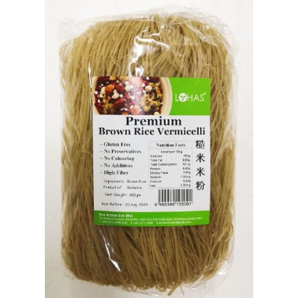 LOHAS PREMIUM BROWN RICE VERMICELLI 400G | Shopee Malaysia