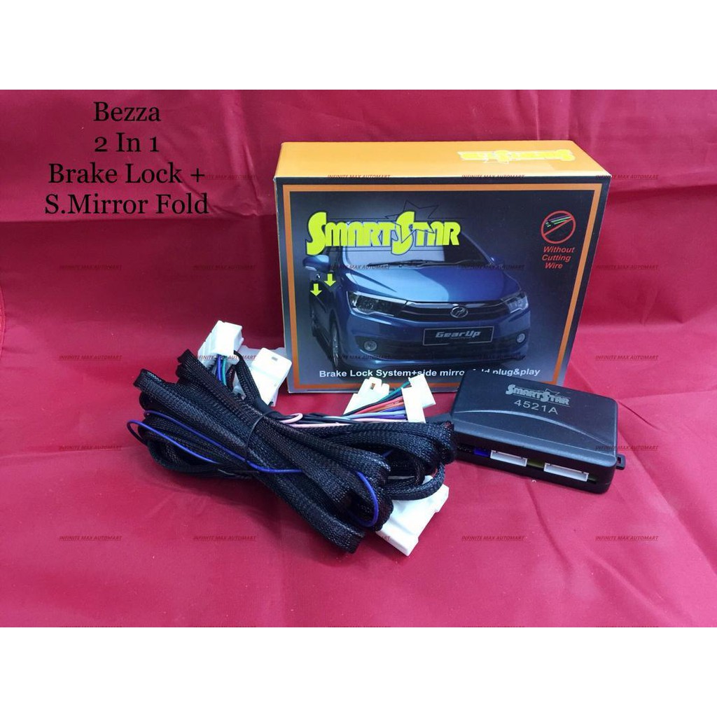 Perodua Bezza 2in1 Plug & Play Brake Lock System+Mirror Folding ...