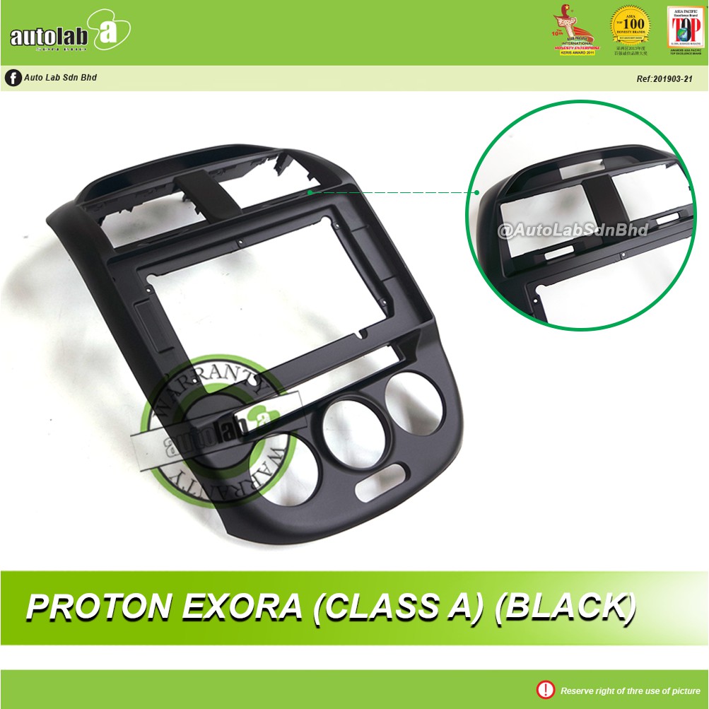 Big Screen Casing Android 10 inch Proton Exora (Class A) (Black Color ...