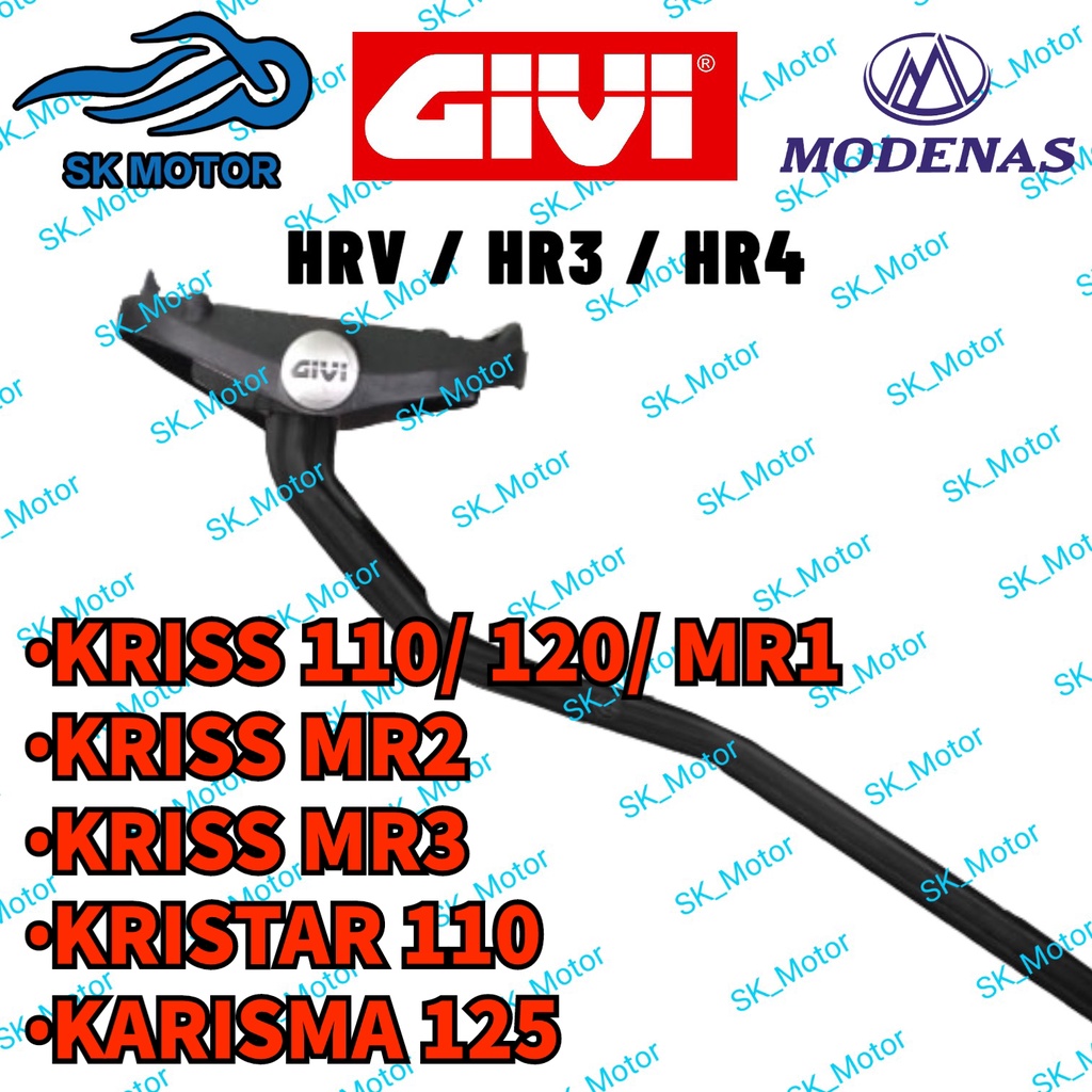 GIVI Modenas KRISS 110 120 MR1 MR2 EURO 3 MR3 KARISMA 125 KRISTAR HR3 ...