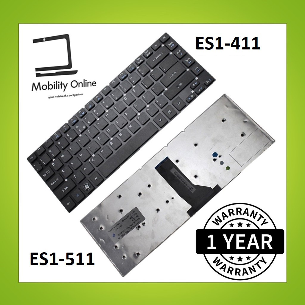 Acer ES1-411 ES1-511 ES1-471 ES1-43 Laptop Keyboard | Shopee Malaysia