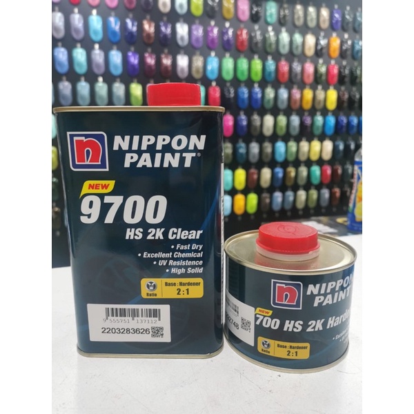 NIPPON 9700 2K HIGH SOLID CLEAR WITH HARDENER | Shopee Malaysia