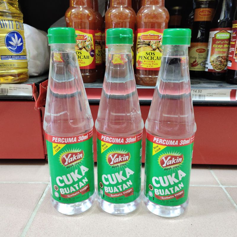 CUKA BUATAN / SYNTHETIC VINEGAR - YAKIN 640ml | Shopee Malaysia
