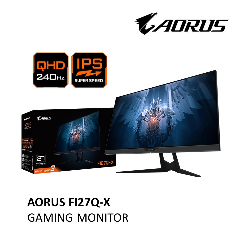 GIGABYTE AORUS FI27Q-X GAMING MONITOR ( 27 / 1MS / 240HZ /QHD ...