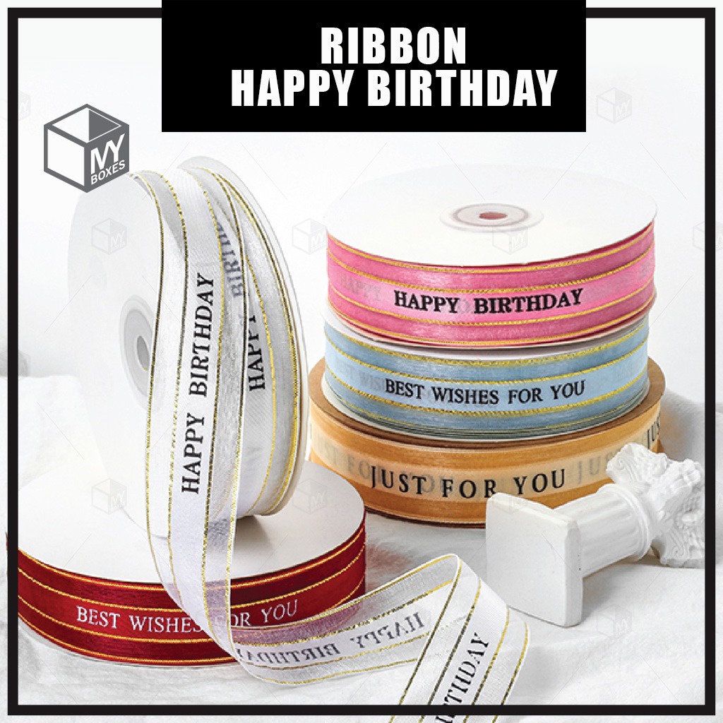 AVAILABLE NOW IN IPOH!! Good Quality Golden Edge "HAPPY BIRTHDAY ...