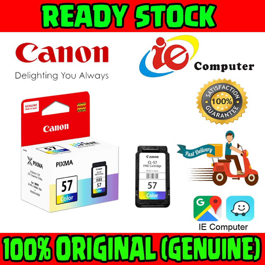 Canon CL-57 Colour Ink Cartridge @ 13ml (Original) for E400/E410/E470/E480/E3170/E3370/E4270 ...