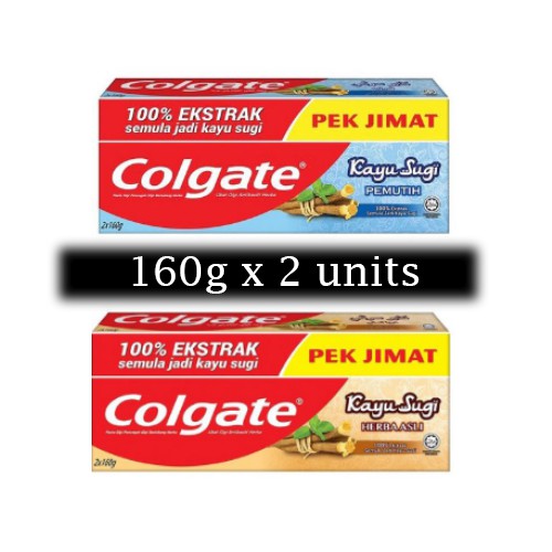 Colgate Kayu Sugi Original / Whitening Toothpaste Valuepack 160g x 2 ...