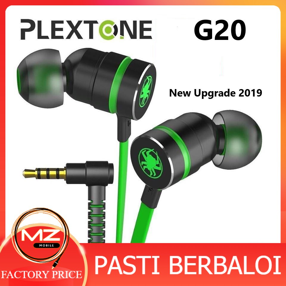 PLEXTONE G20 Noise Reduction Stereo In-Ear Earphone Double Bass ...
