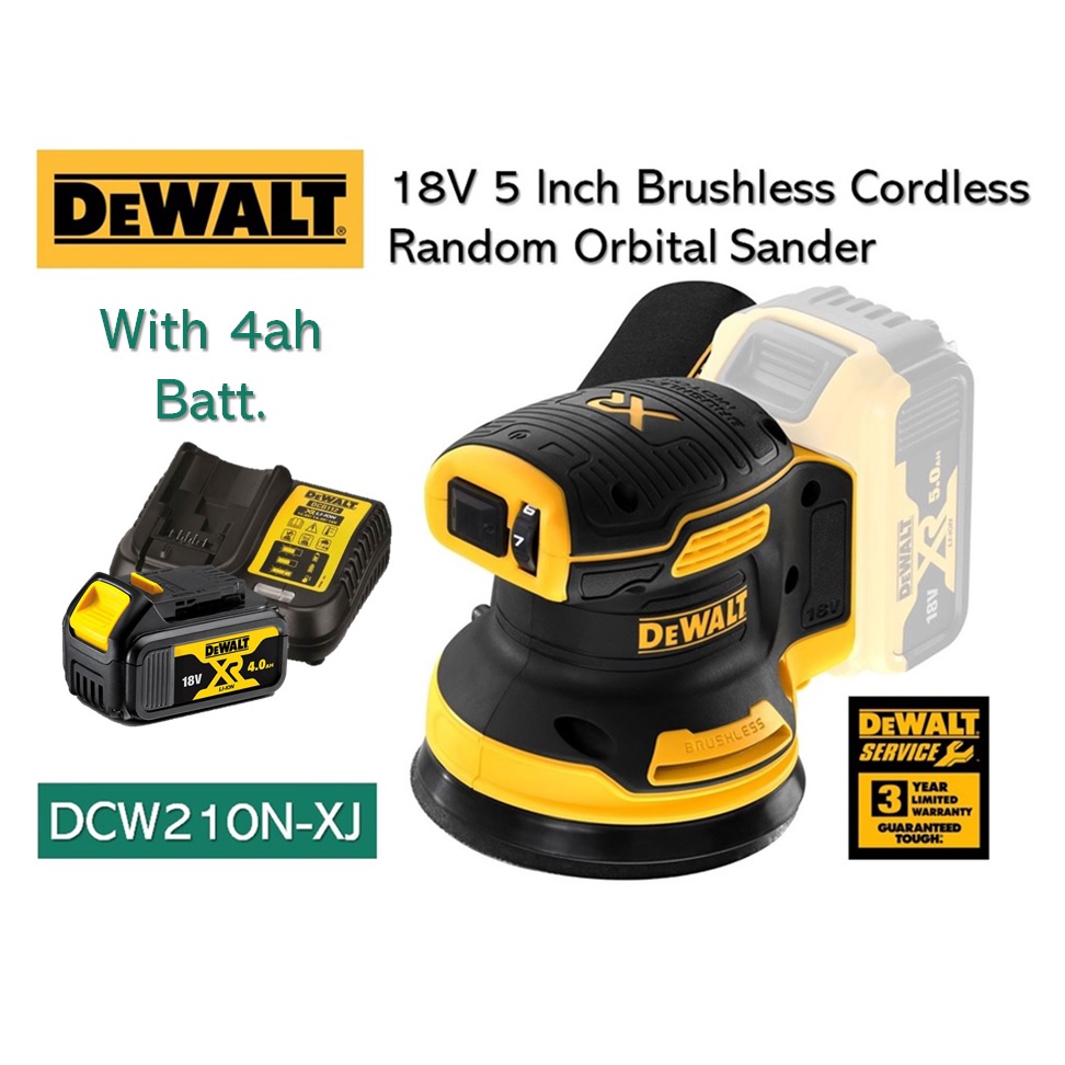 Dewalt DCW210N-XJ 18V XR 125mm ( 5 Inch ) Brushless Cordless Random ...